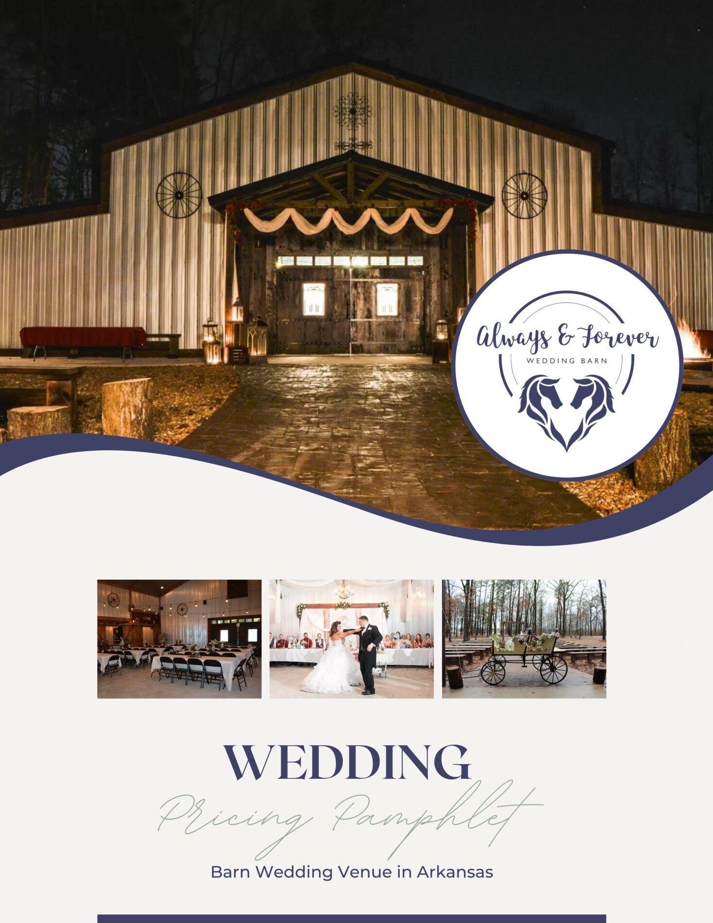 Wedding Pricing - Always & Forever Wedding Barn & Events